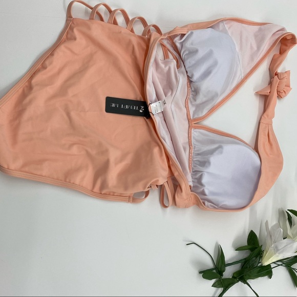 Tempt Me | Swim | Tempt Me Xlarge Plunge V Neck One Piece Haltersuits ...